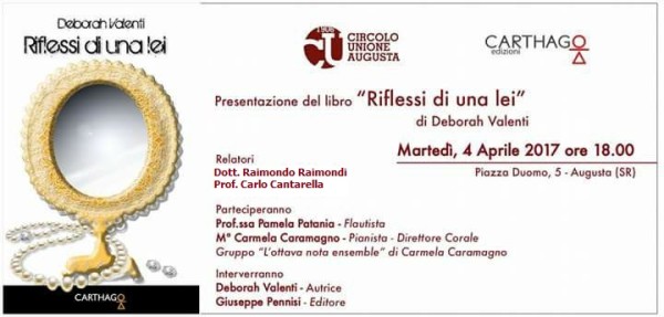 Deborah Valenti e il suo libro "Riflessi di una lei"