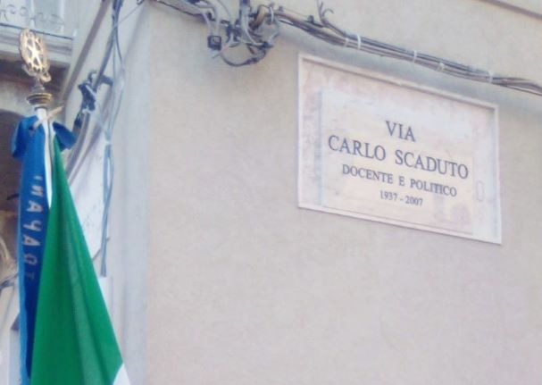 Una via per Carlo Scaduto