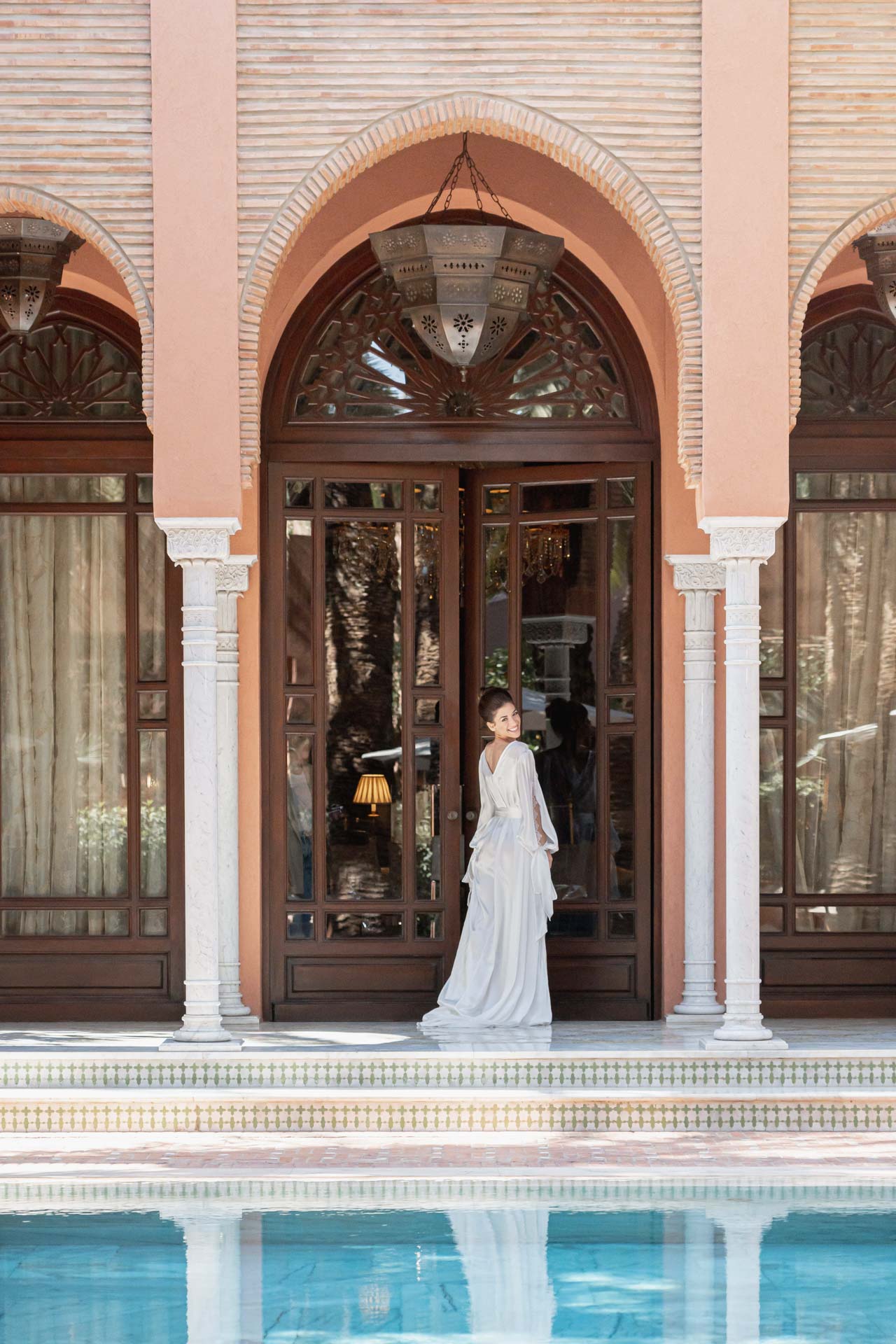 Traditional jewish wedding in the characteristic setting of Marrakech ...