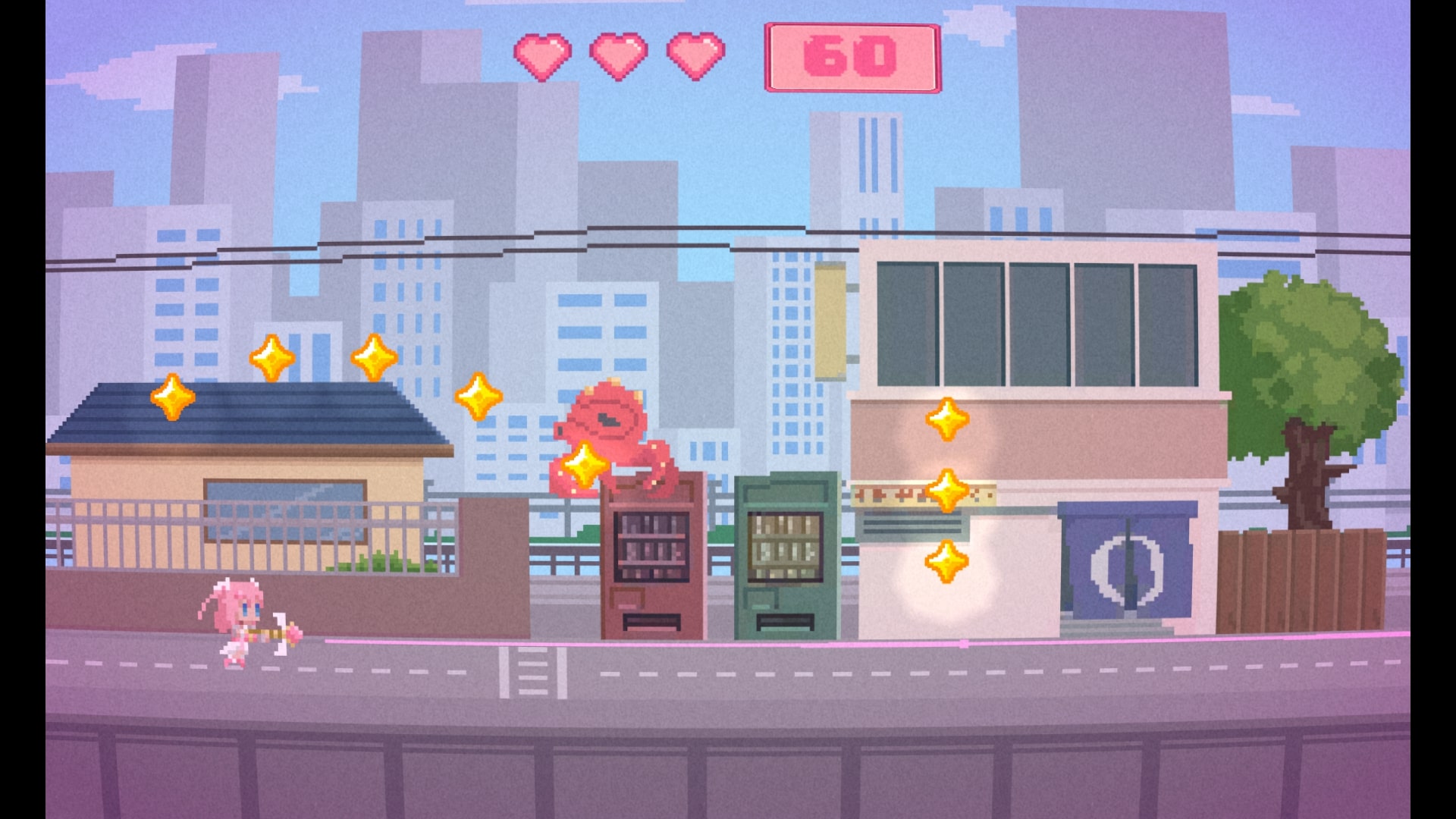 Il platformer retrò Magical Girl Dash sta per arrivare su PlayStation ...