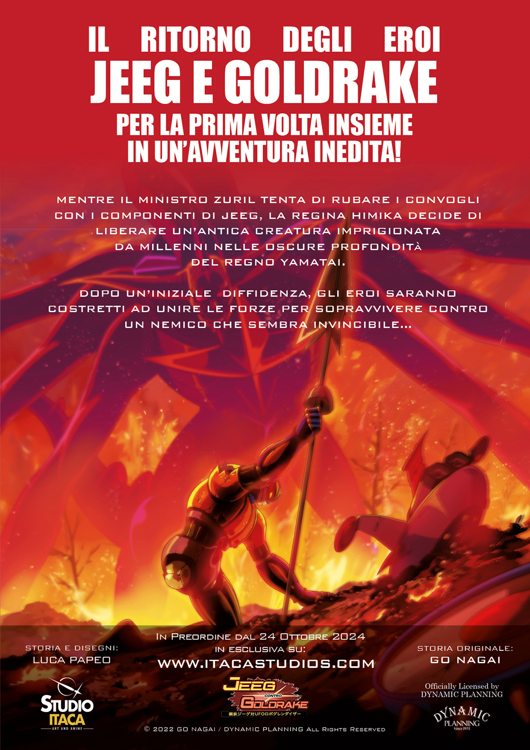 Jeeg contro Goldrake: rivelata la trama del crossover che unisce due ...