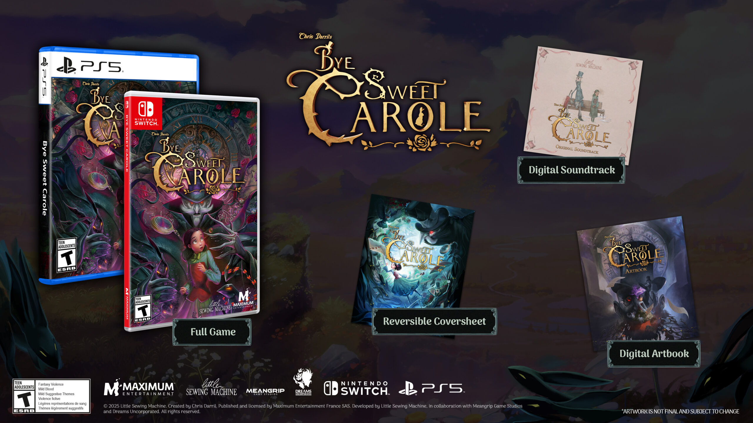 Bye Sweet Carole, l’horror fiabesco di Chris Darril approda su PC e ...