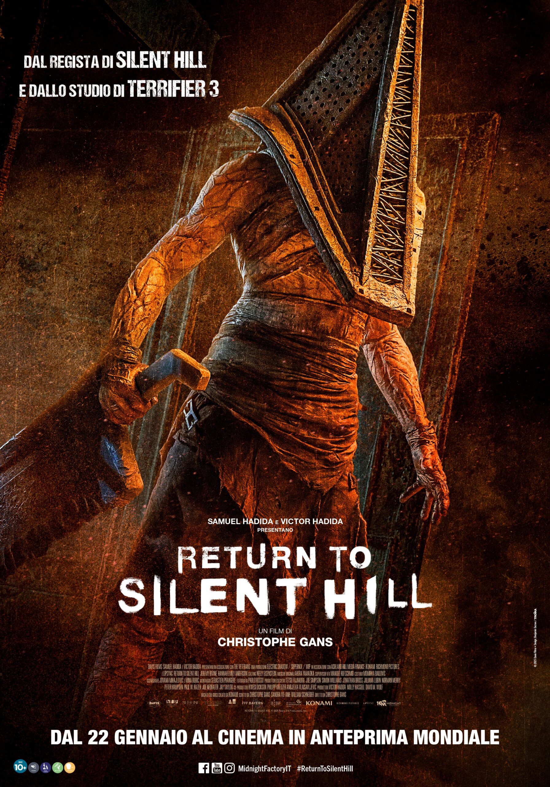 Pyramid Head domina il poster italiano ufficiale di Return to Silent ...
