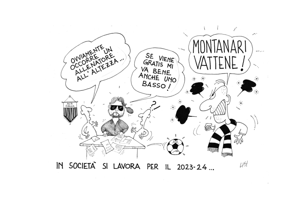 La vignetta di Mario Lisi...Montanari vattene 43 :: Siena Club ...