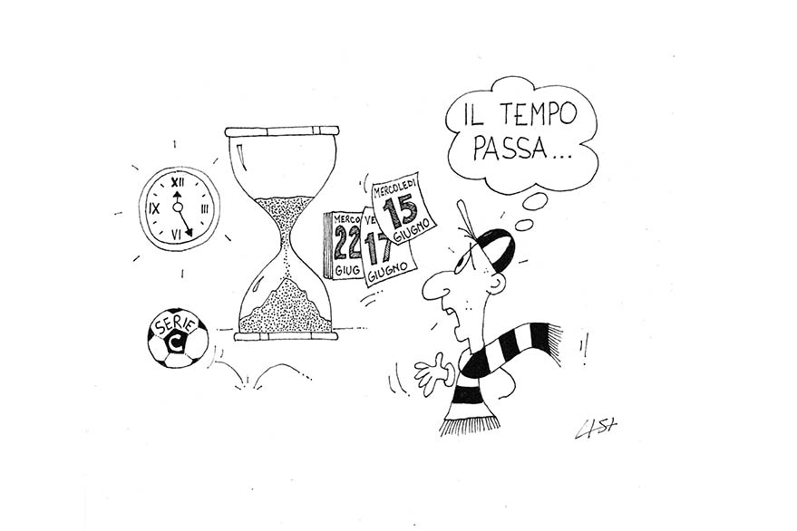 La vignetta di Mario Lisi.....il tempo passa :: Siena Club Fedelissimi 1970