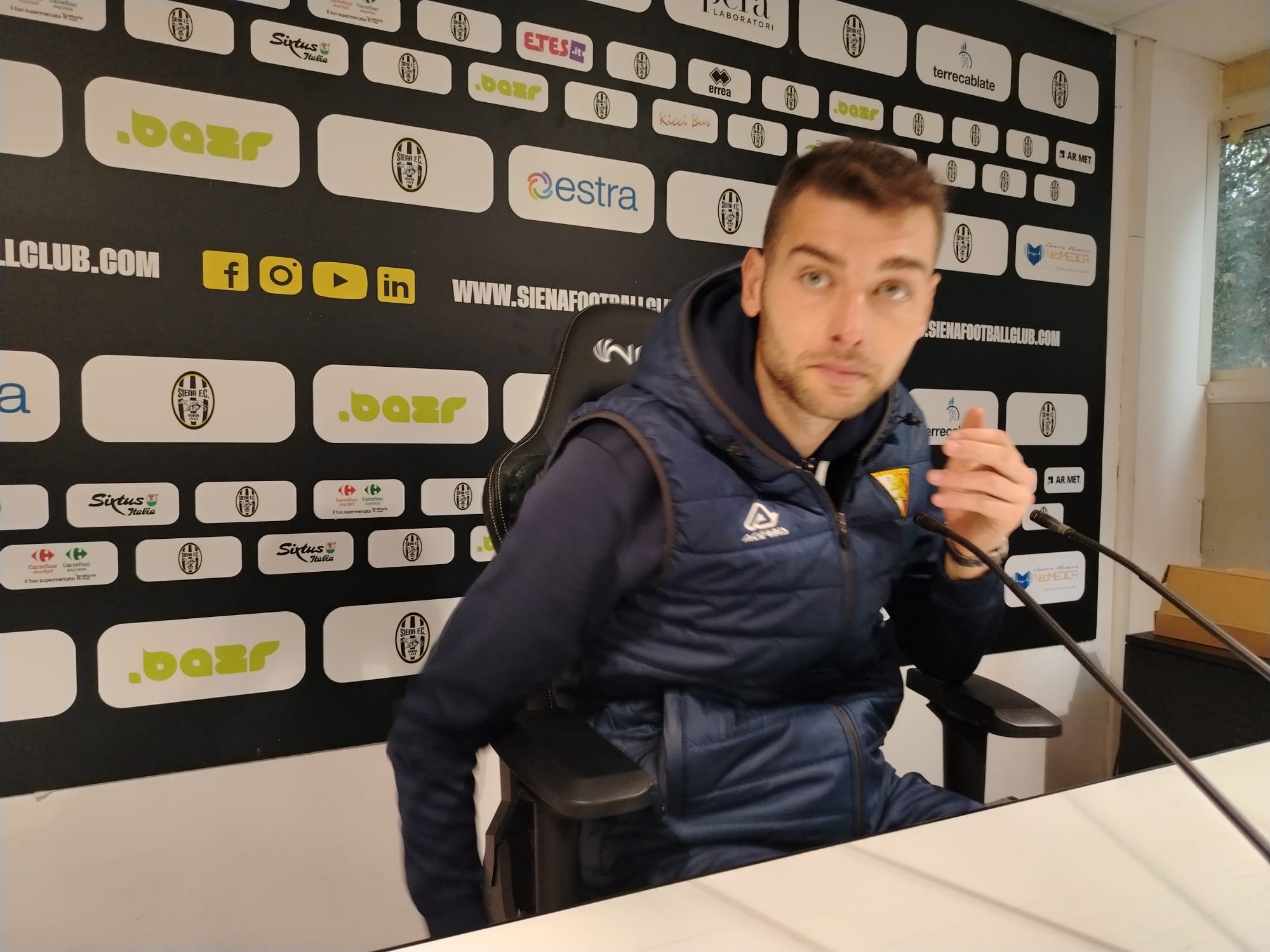 Pacini: "Il pareggio ci sta. Siamo contenti, venivamo da un periodo ...