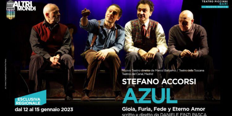 Stefano Accorsi al teatro Piccinni di Bari con "Azul"
