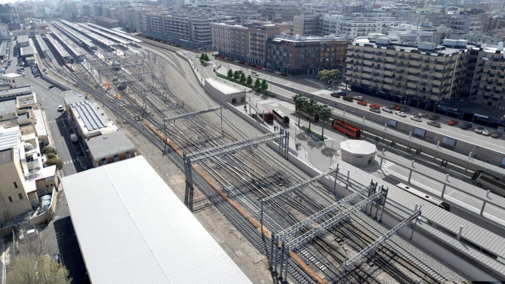 Bari, come sarà il Terminal bus e la nuova rotatoria di via Capruzzi