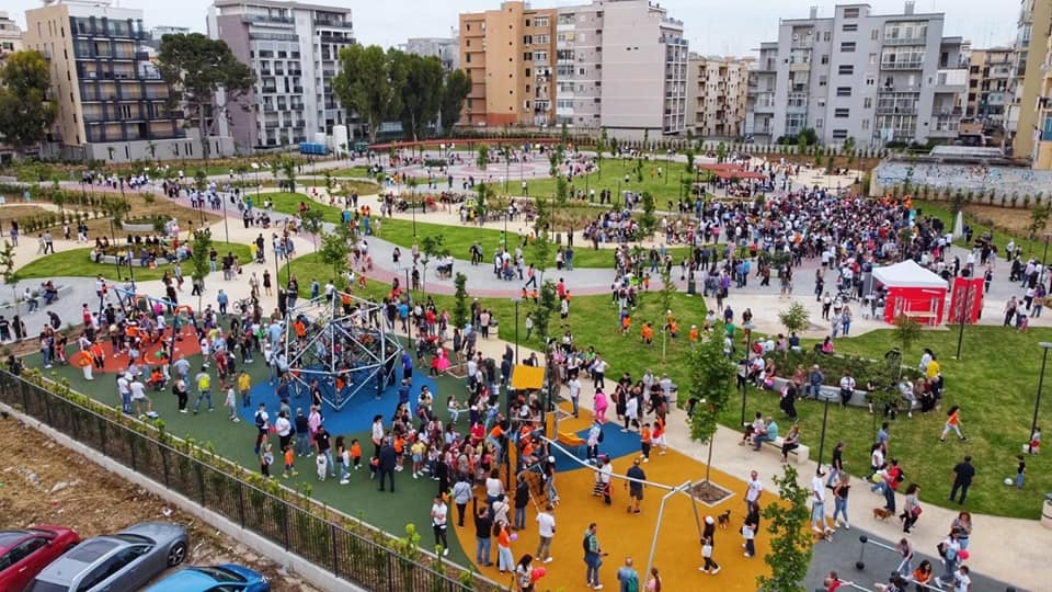 Musica, giochi e sport: inaugurato a Bari il nuovo parco Maugeri