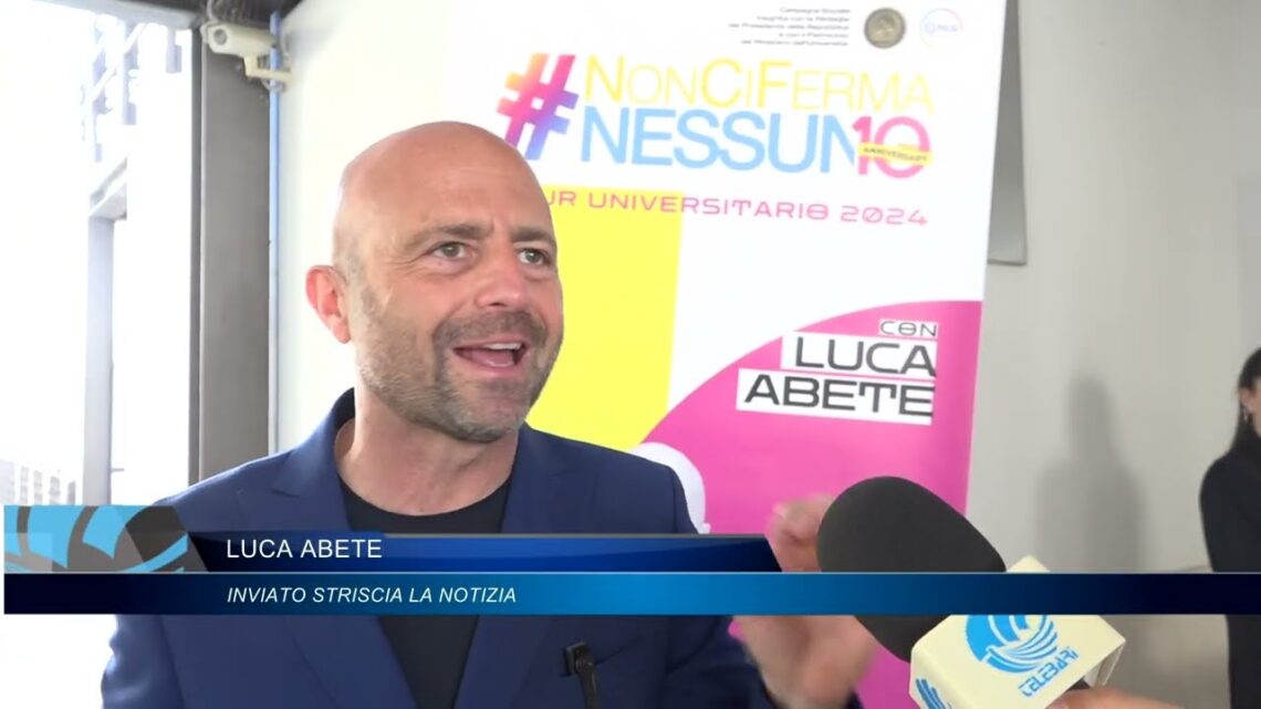 Bari, al Politecnico arriva Luca Abete con '#noncifermanessuno'