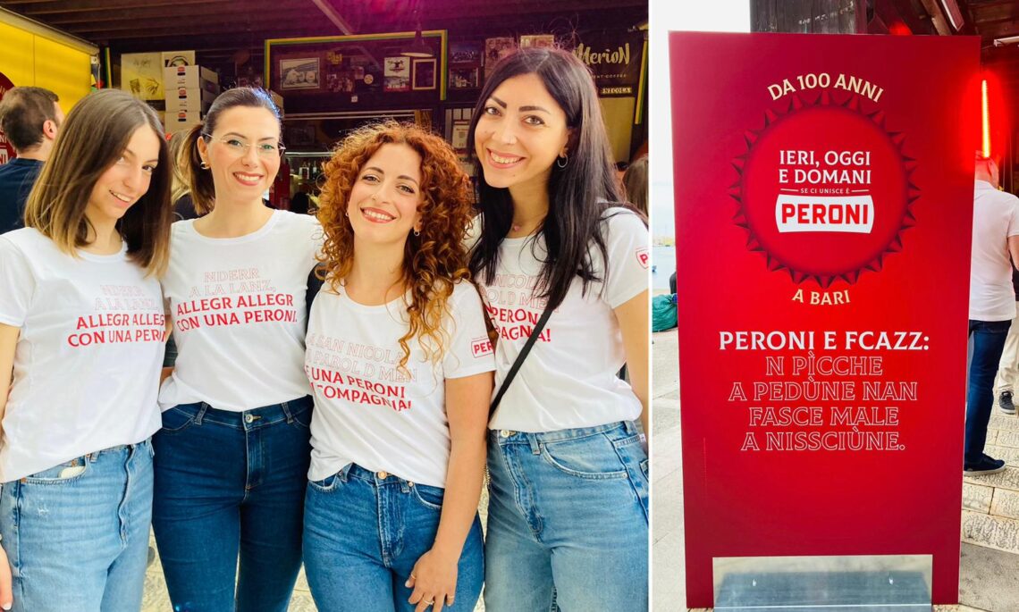 Peroni celebra i 100 anni a Bari, la festa il giorno di San Nicola