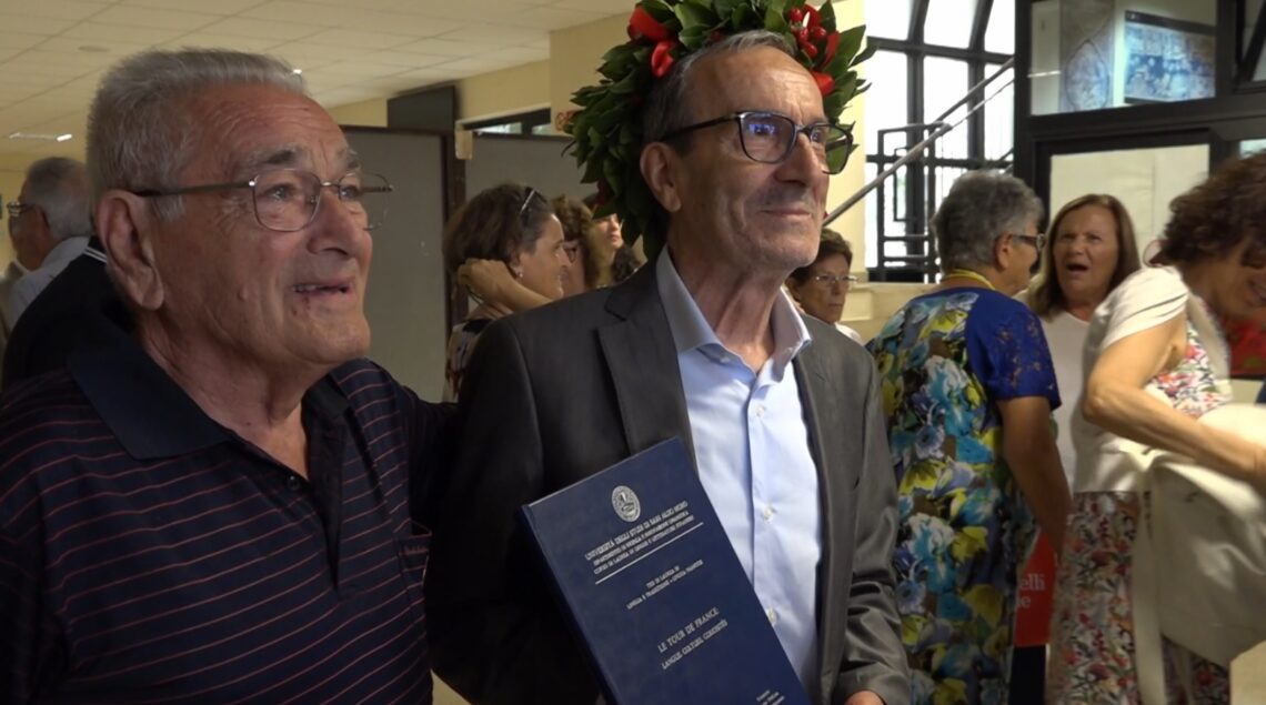 Bari, Francesco de Giosa si laurea a 77 anni in Francese
