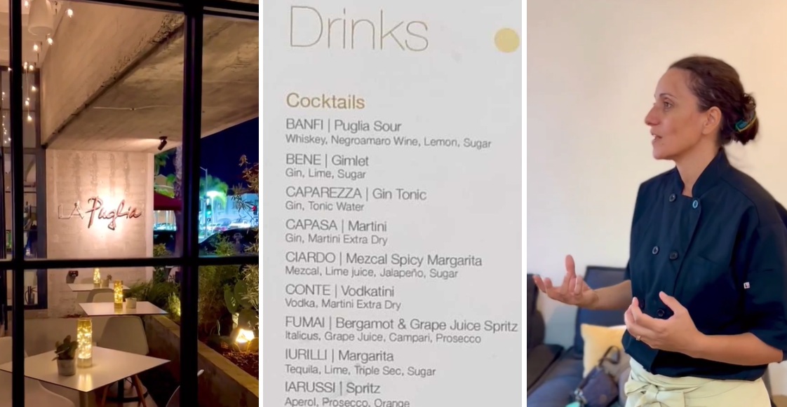 Los Angeles, i nomi dei cocktail sono ‘made in Puglia’